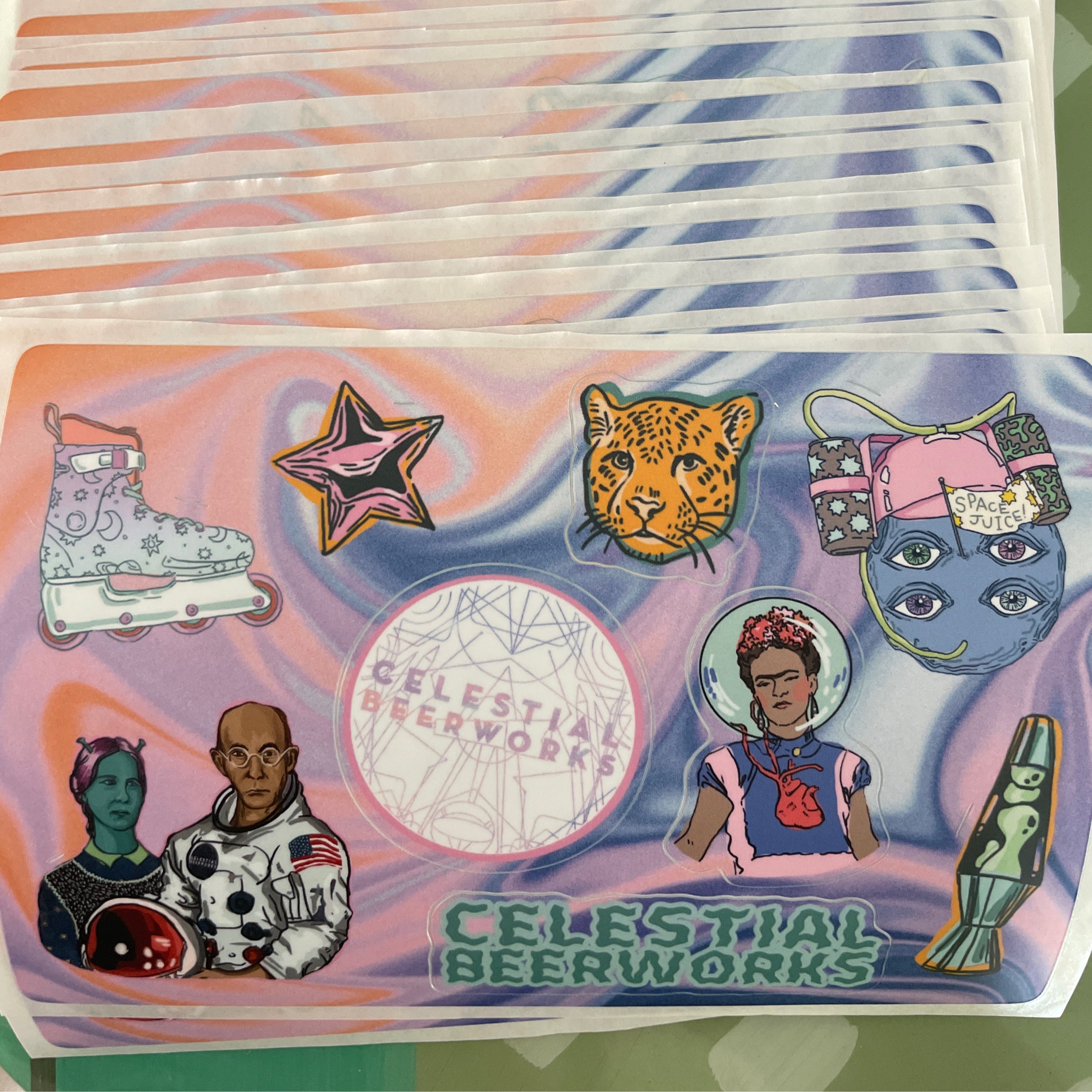 Cosmic Sticker Sheet | My Site